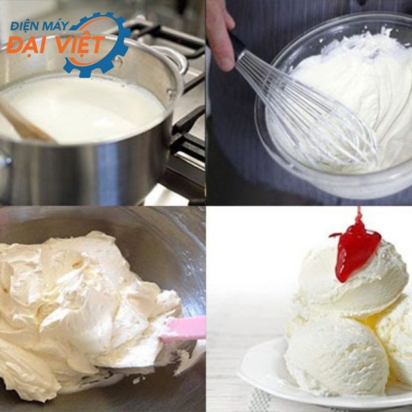 Bật mí cách làm kem bằng máy đánh trứng cực đơn giản tại nhà